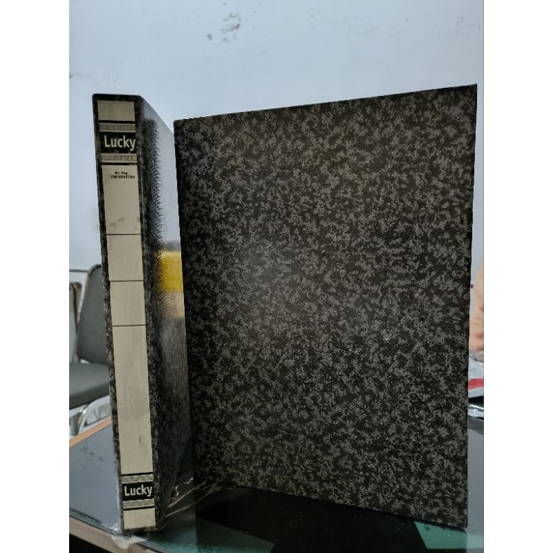 Jual Map Lucky Hitam 312 lubang kertas / Map penyimpanan Dokumen / Map ...