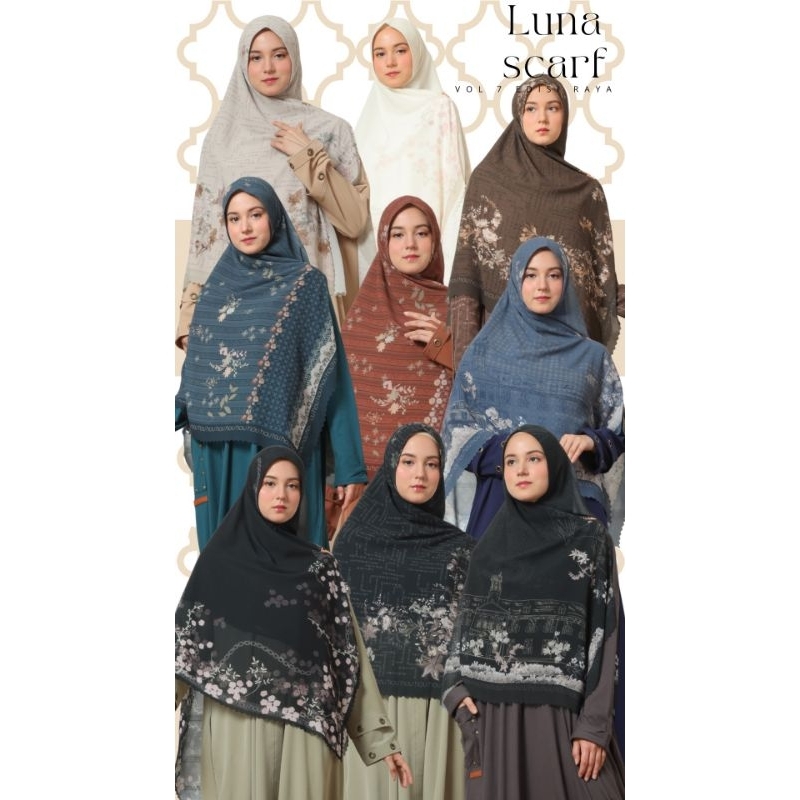 Jual LUNA RAYA SCARF Eid Edition by House Of Uga | Shopee Indonesia