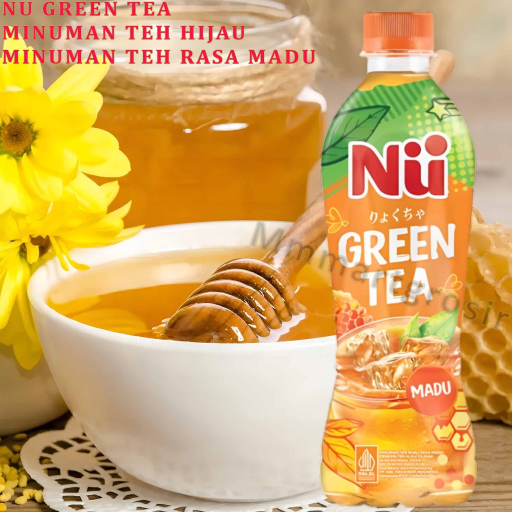 Jual Nu Green Tea / Minuman Teh Hijau / Teh Hijau Rasa Madu / 330ml ...