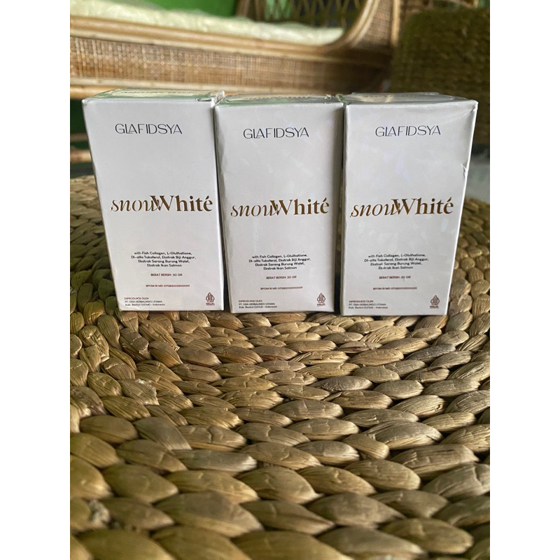 Jual ( NEW PACKAGING ) SNOW WHITE TONE UP SKIN GLAFIDSYA BY dr REZA ...
