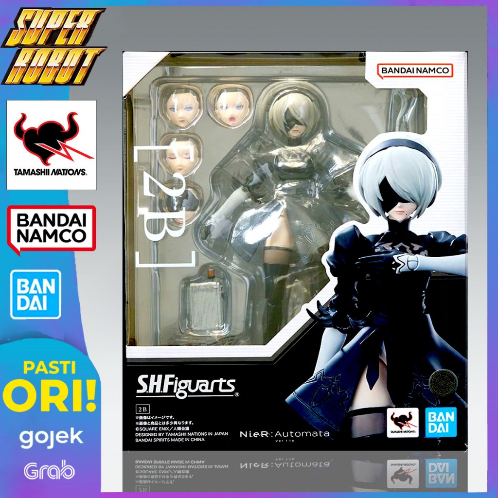 Jual 𝗕𝗔𝗡𝗗𝗔𝗜 SHF 2B Nier Automata - SHFiguarts Tamashii Nations | Shopee ...