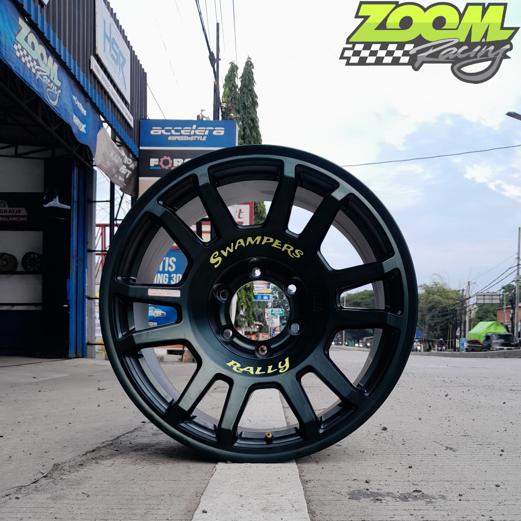 Jual Jual Pelek HSR R18 Swampers H6X139,7 Untuk Mobil Hilux/Pajero ...