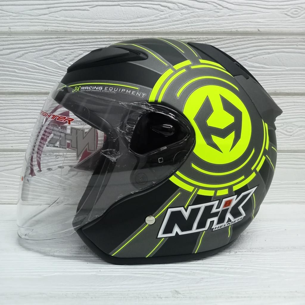 Jual HELM NHK HALF FACE HELM NHK R6 ANEKA MOTIF CUBE / XION / WAVE ...