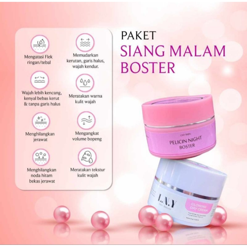 Jual LNY Skin Paket Booster Extra Whitening (Susah Putih, Flek, Bekas ...