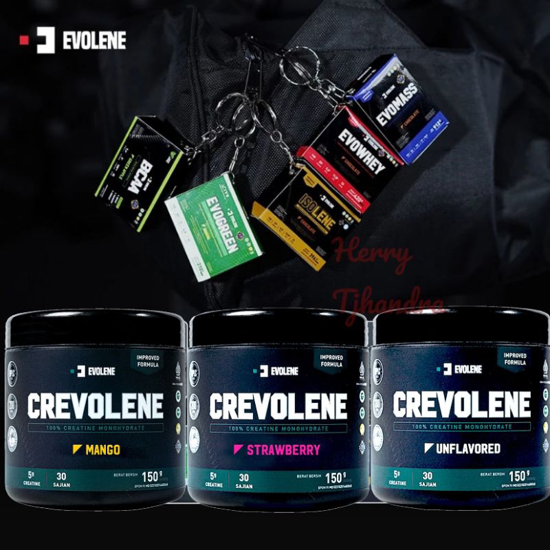 Jual Evolene New Crevolene 30/60serving Creatine Monohydrate | Shopee ...
