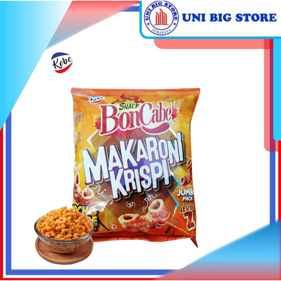 Jual Boncabe Makaroni Krispi Nacho Cheese 135 gr Level 2 Kobe Keju ...