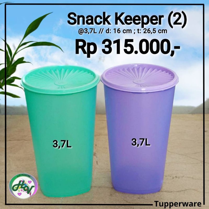 Jual Snack keeper (2) tupperware | Shopee Indonesia