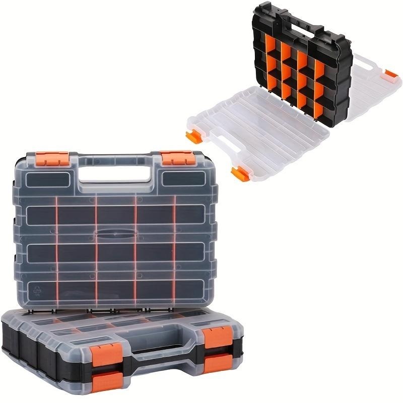Jual Plastic Double Tool Box with Removable Plastic Divider for Bead ...