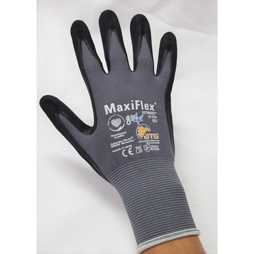Jual Sarung Tangan PIP ATG Maxiflex Glove 34-874 + fitur AD-APT ( 42 ...