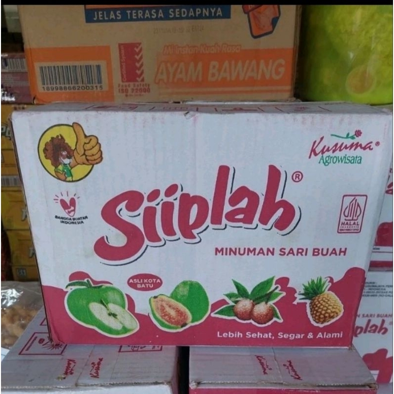 Jual MINUMAN SARI BUAH SIPLAH 1 DUS LINK KHUSUS | Shopee Indonesia