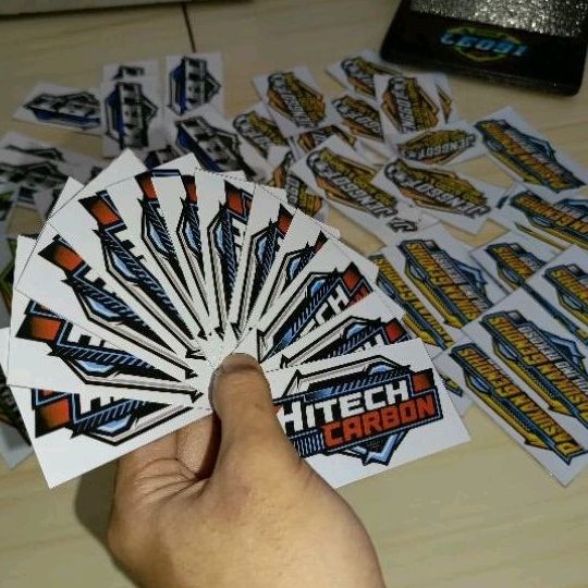 Jual Cetak sticker bahan vinyl/plastik | Shopee Indonesia