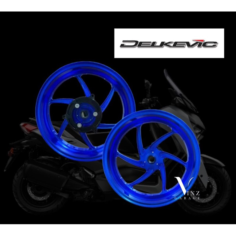 Jual Velg Delkevic Xmax Biru // Original By Dekevic // Velg Depan ...