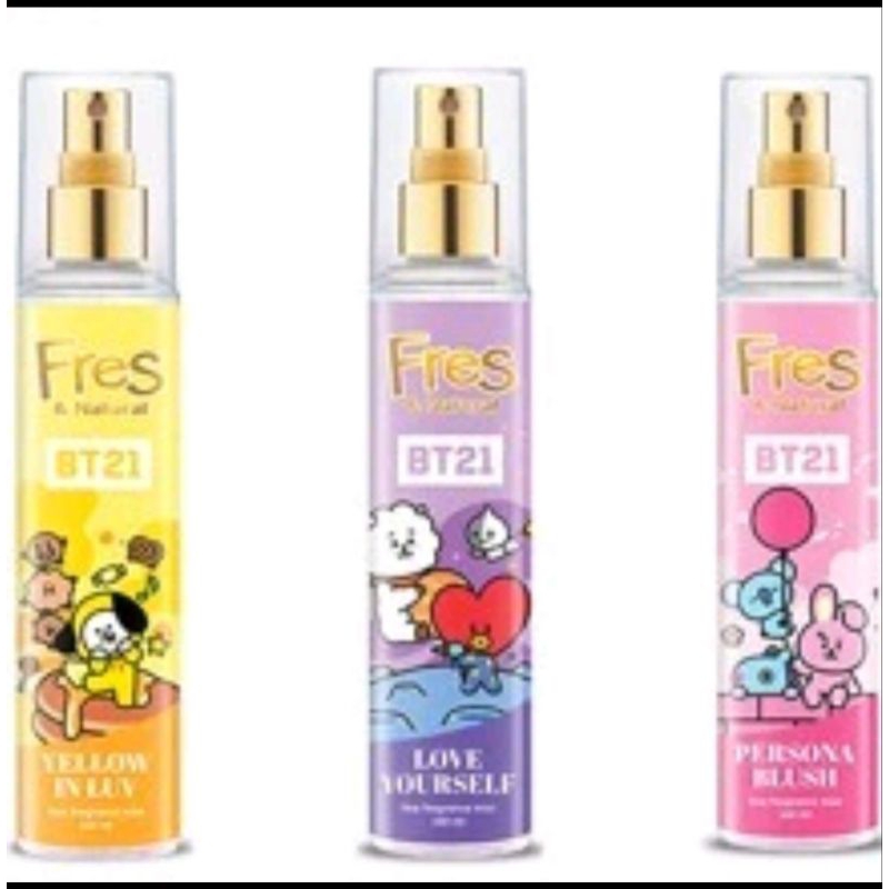 Jual Fres & Natural Spray Cologne BT 21 Love Your Self Botol 100ml ...