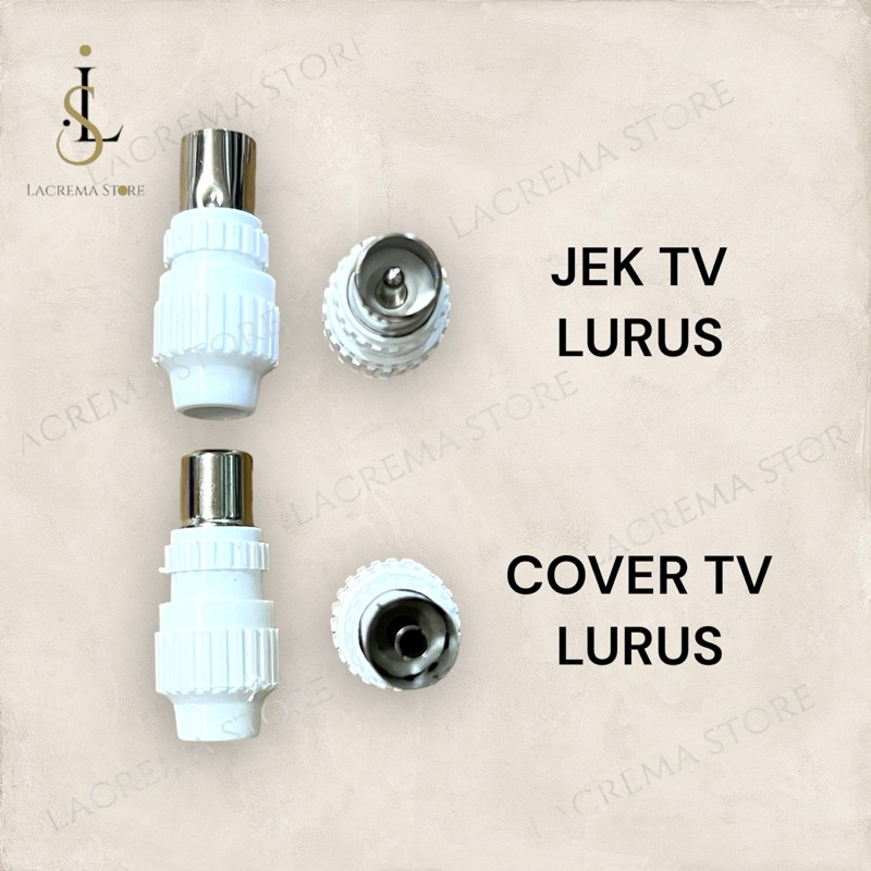 Jual COVER ANTENA TV PVC PUTIH COLOKAN ANTENNA TV FEMALE PVC PUTIH ...