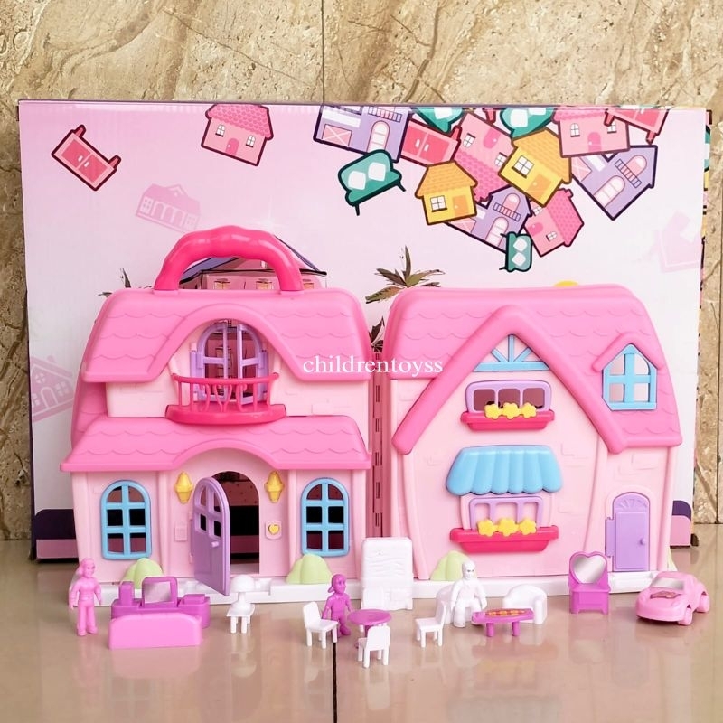 Jual Mainan Funny House Play Pet / Mainan Rumah Rumahan Boneka | Shopee ...