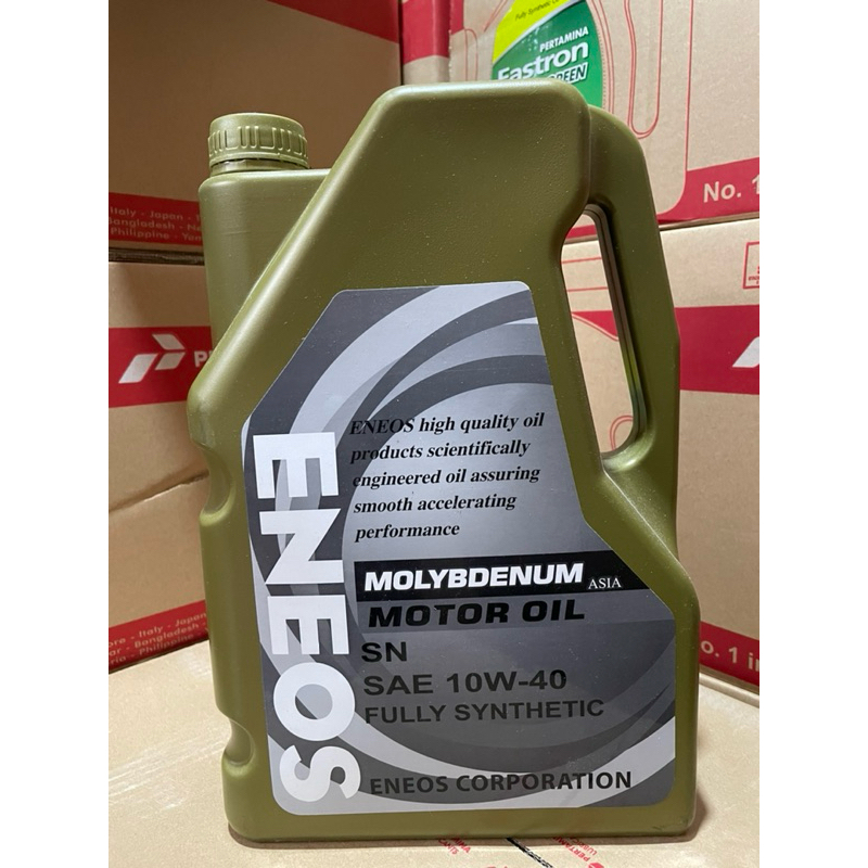 Jual ENEOS MOTOR OIL MOLYBDENUM SN SAE 10W-40 (4L) | Shopee Indonesia