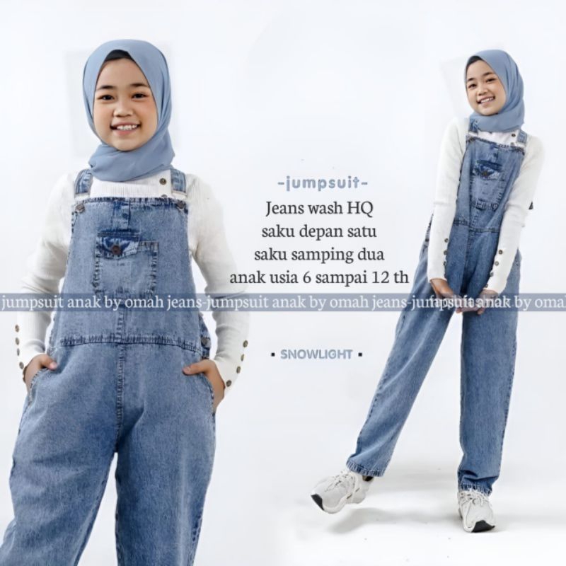 Jual BAJU LEBARAN ANAK 2024 jumpsuit anak/ baju kodok anak/baju jqeans ...