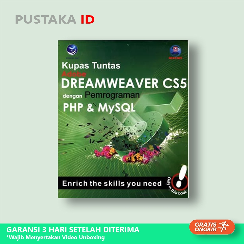 Jual Buku Kupas Tuntas Adobe Dreamweaver CS5 Dengan Pemrograman PHP Dan MySQL - Original ...