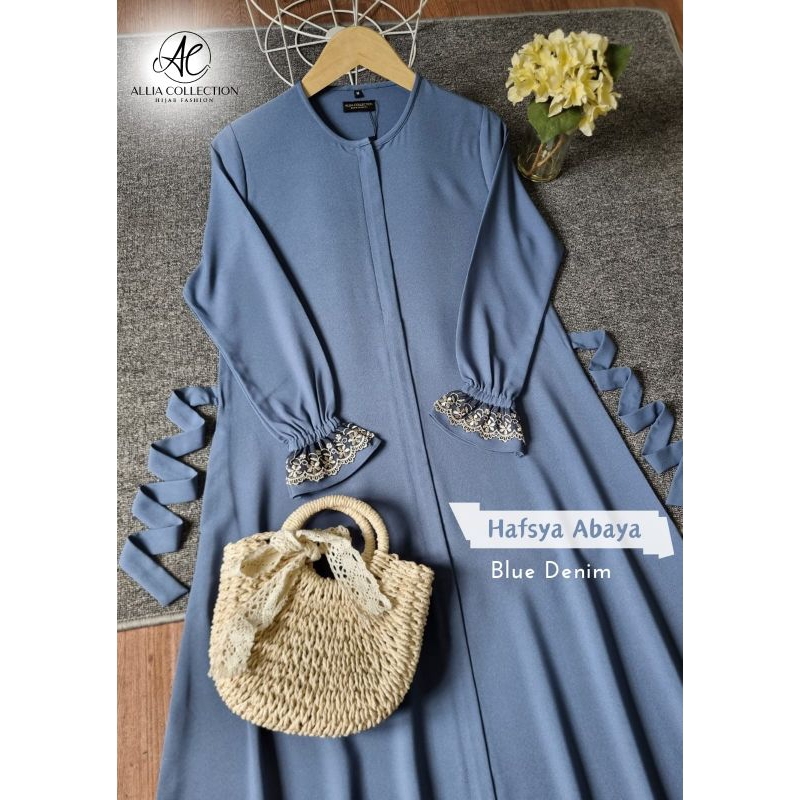 Jual Terlaris Gamis Polos Fenomenal Elegant Kekinian Terbaru Hafsya ...