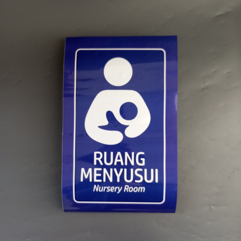Jual Stiker Nama Ruang Menyusui/ Papan Nama Ruang | Shopee Indonesia