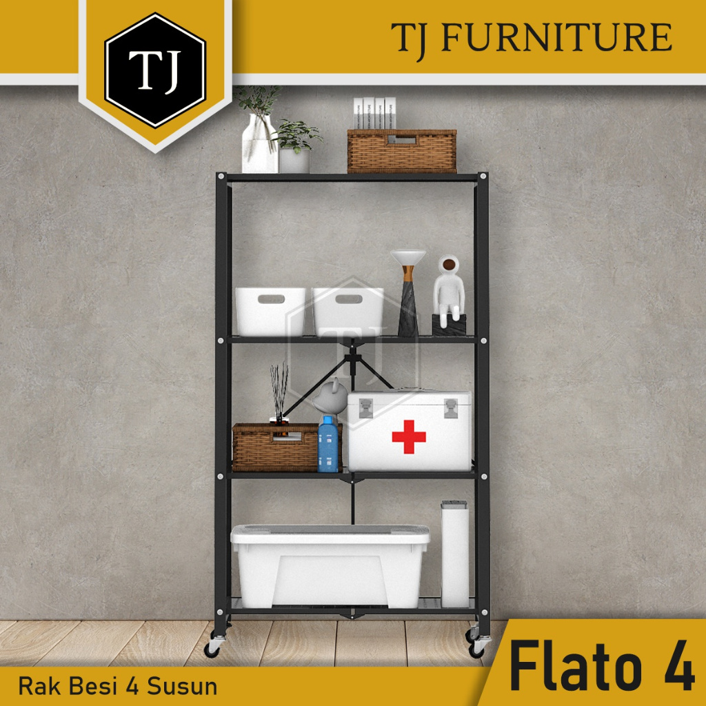 Jual Rak Lipat Portable Besi / Rak Buku / Rak Display / Rak Pajangan ...