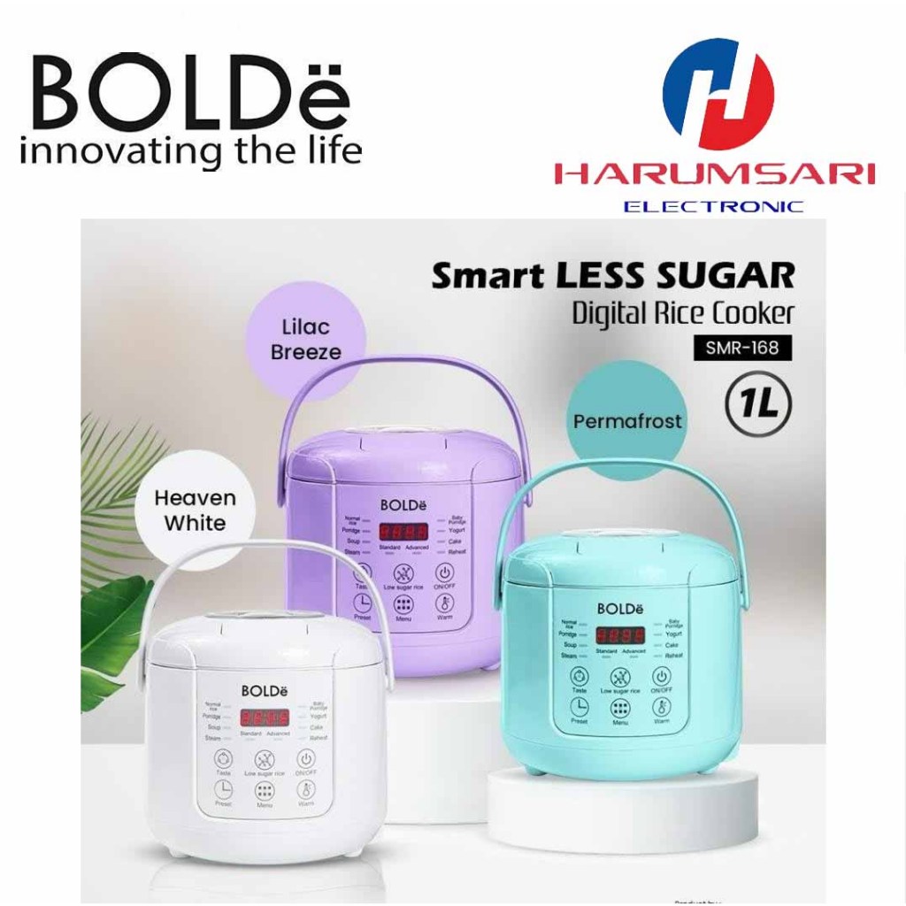 Jual BOLDe Magic Com/Penanak Nasi Smart Low Sugar Carbo Digital Rice ...
