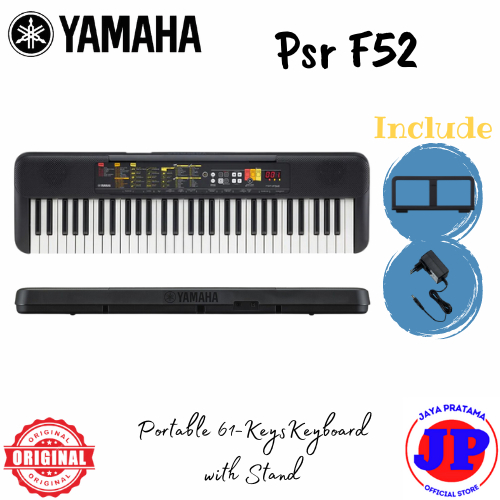 Jual Yamaha PSR F52 Keyboard Yamaha 61-Keys Standard Original F-52 ...