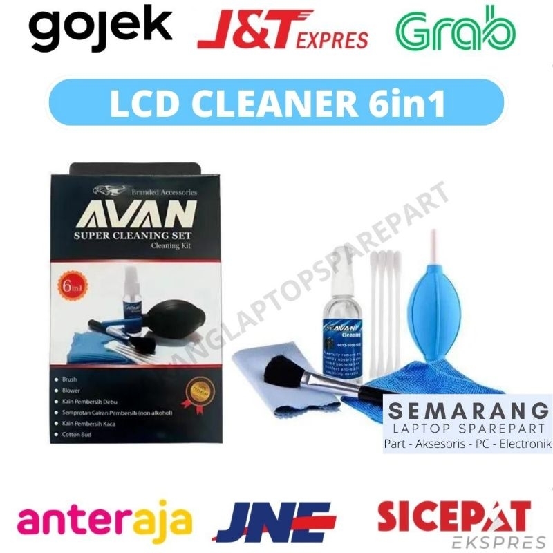 Jual LCD CLEANER 6in1 Kit Cleaning Set Pembersih Lensa Layar Monitor ...
