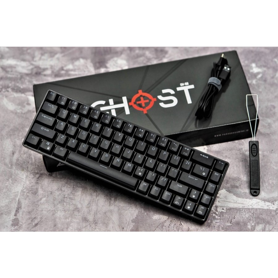 Jual PARADOX GAMING GHOST KEYBOARD IBM68K Black - Blue SW | Shopee ...