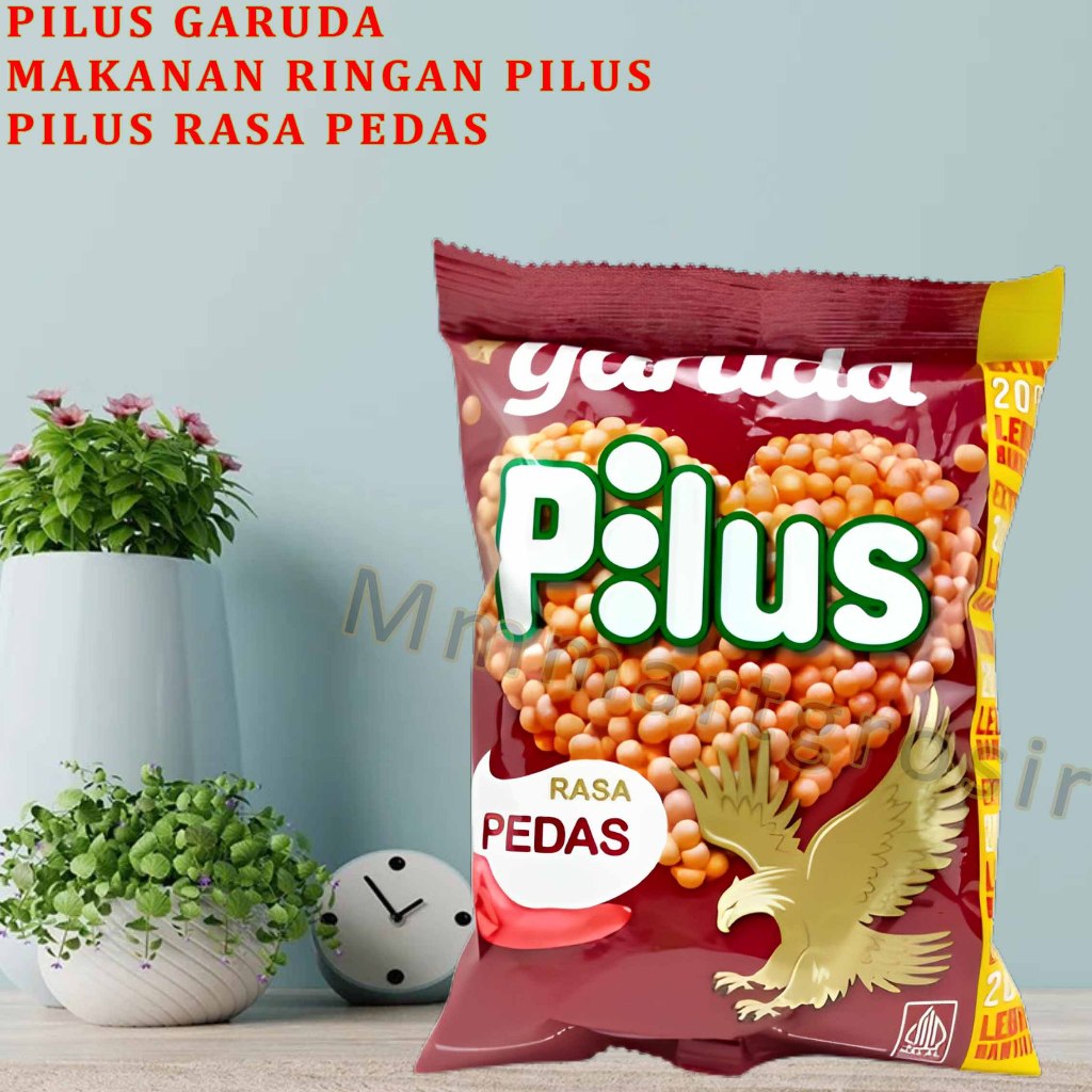 Jual Pilus Garuda / Makanan Ringan Pilus / Pilus Rasa Pedas / 80gr ...