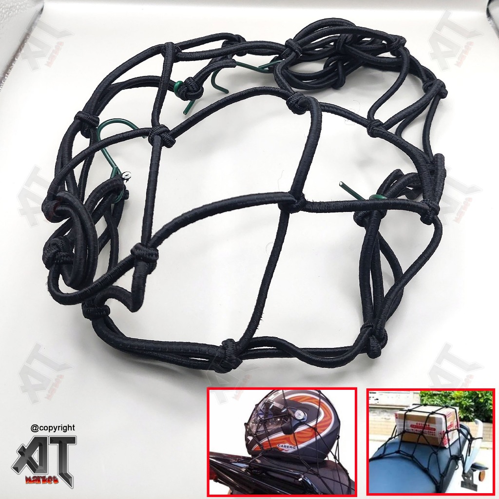 Jual jaring helm barang bagasi motor-jaring motor-jaring helm jok motor ...