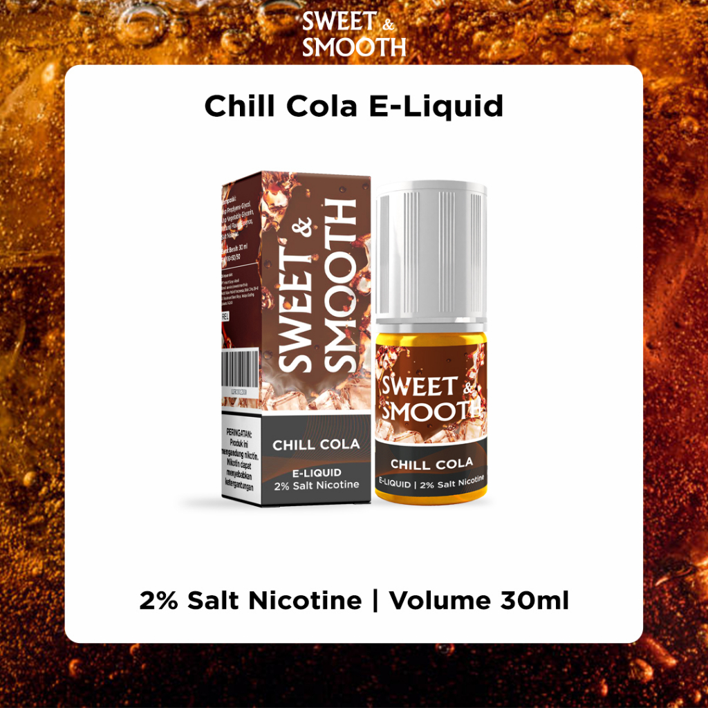Jual Sweet and Smooth Liquid Chill Cola 30ML 20MG Salt Nic | Shopee ...