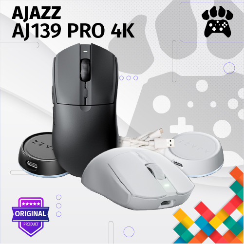 Jual Ajazz AJ139 Pro 4K Edition Wireless Gaming Mouse | Shopee Indonesia
