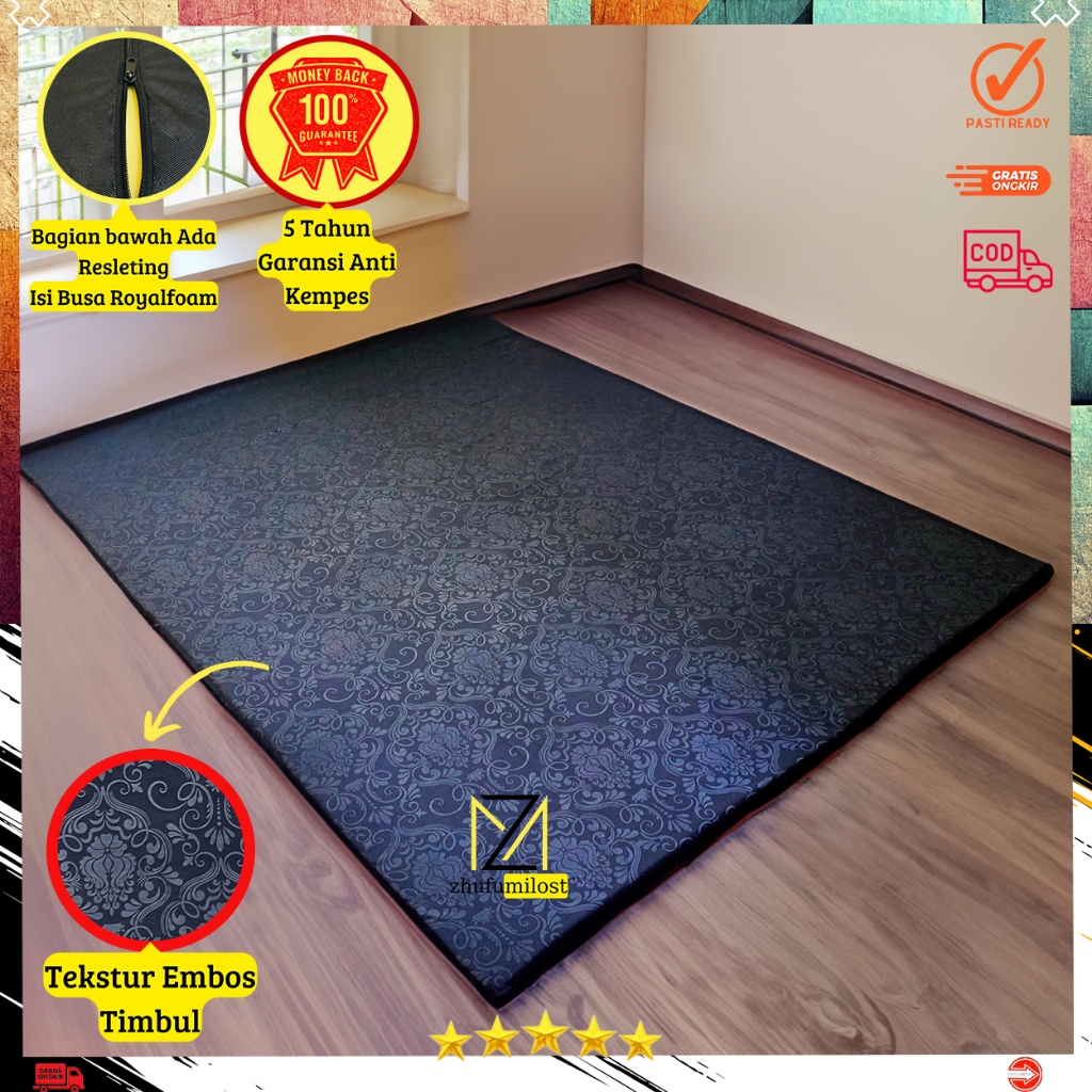 Jual Kasur busa/matras ROYALFOAM Poloa Embos tebal anti kempes | Shopee ...