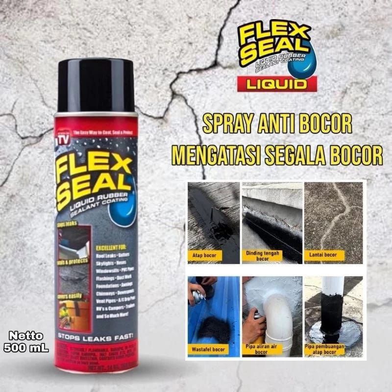 Jual FLEX SEAL Spray penutup celah lubang / Rembes - Atap Anti Bocor ...