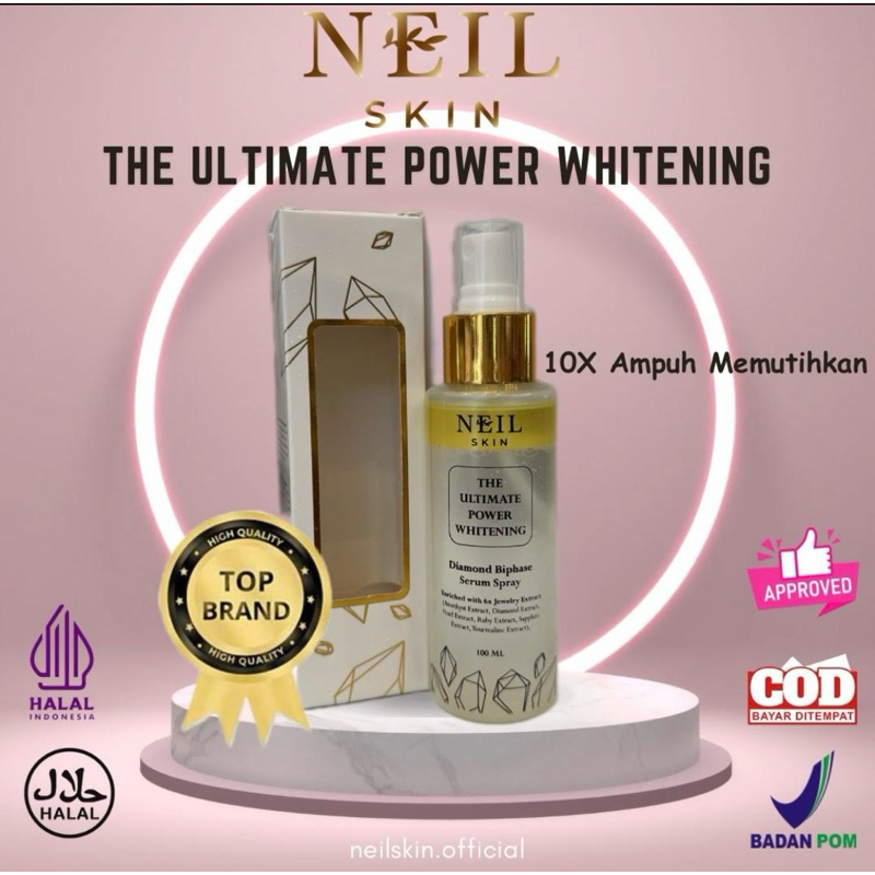 Jual NEIL SKIN - THE ULTIMATE POWER WHITENING SERUM SPRAY BIPHASE | Shopee Indonesia
