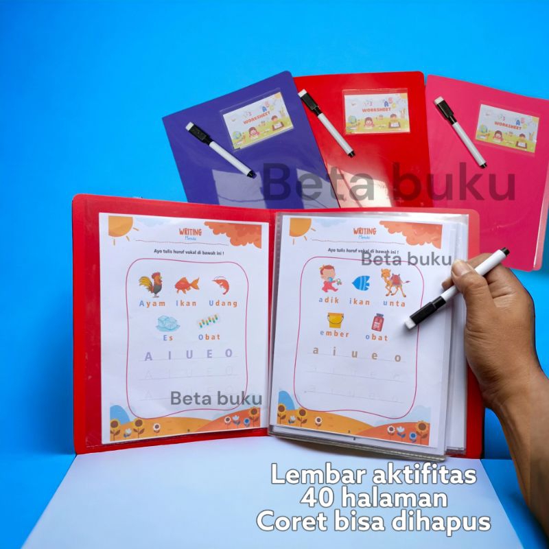 Jual BUKU AKTIVITAS PERTAMAKU WORKSHEET ANAK PRA TK PAUD 2 3 4 5 tahun ...