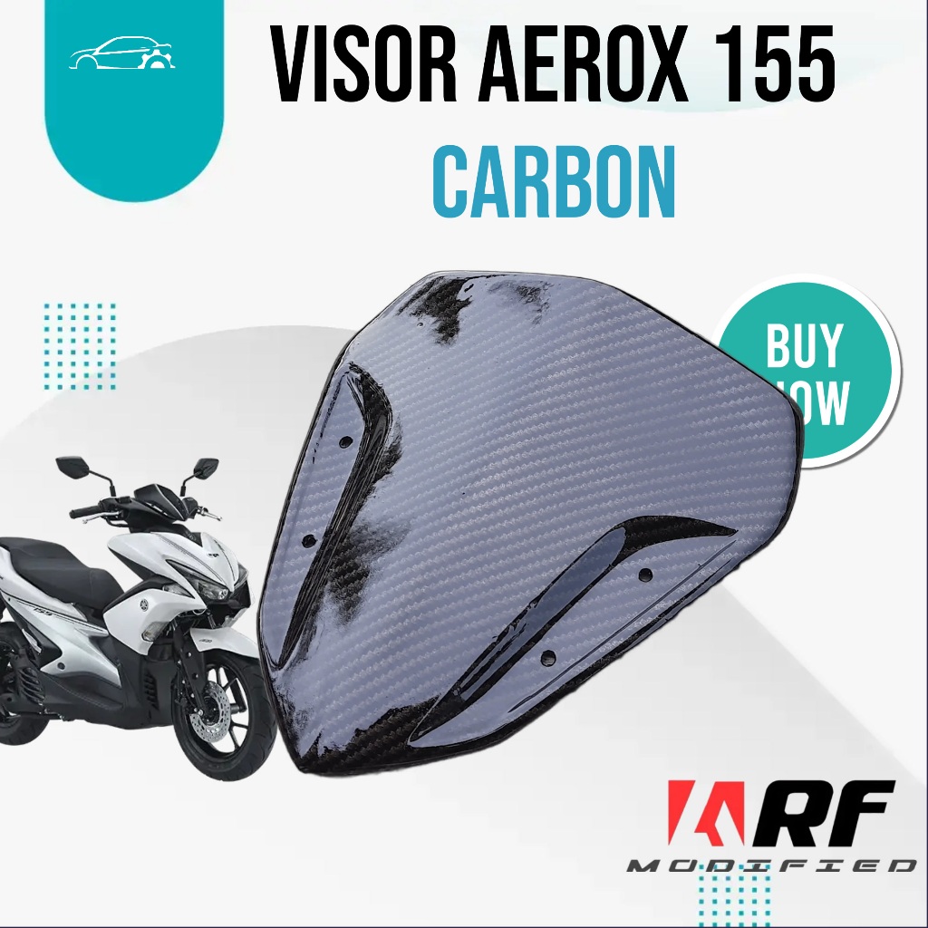 Jual Visor Aerox 155 Carbon model ori | Shopee Indonesia
