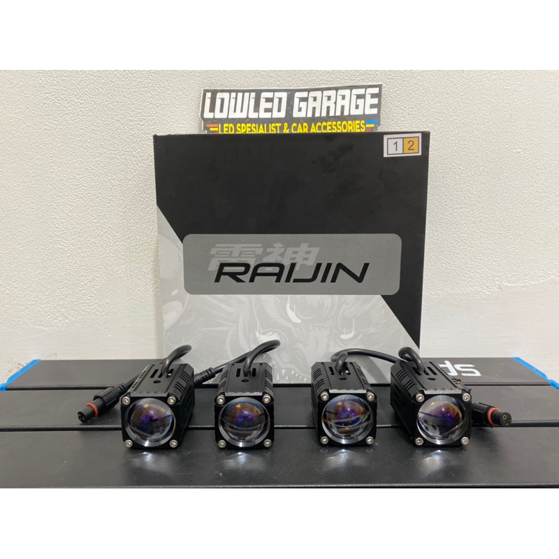 Jual Mini Projie Kuro Raijin R01 Single Lens ( 4 x 25W) | Shopee Indonesia