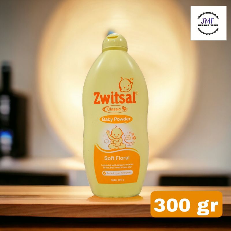Jual ZWITSAL Classic Baby Powder Soft Floral 300g | Bedak Bayi | Shopee ...