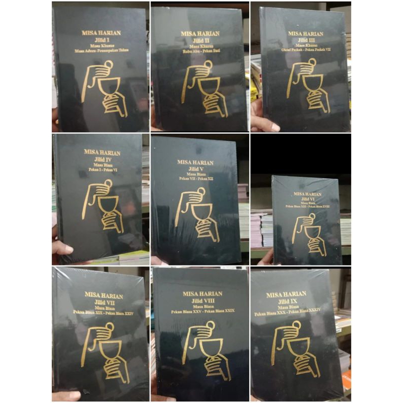 Jual PAKETAN BUKU MISA HARIAN JILID 1-9 ( isi 9 Buku ) | Shopee Indonesia
