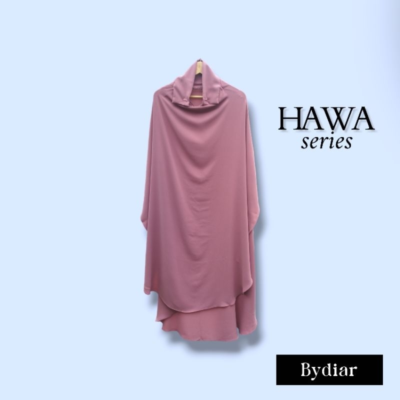 Jual HAWA SERIES - French Khimar Instan Jumbo Long Oval Bahan Malika ...