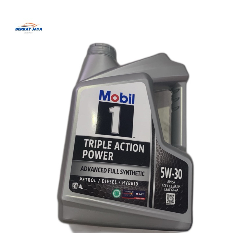 Jual Oli Mobil 1 Triple Action Power Advanced Full Synthetic 5W-30 4 ...
