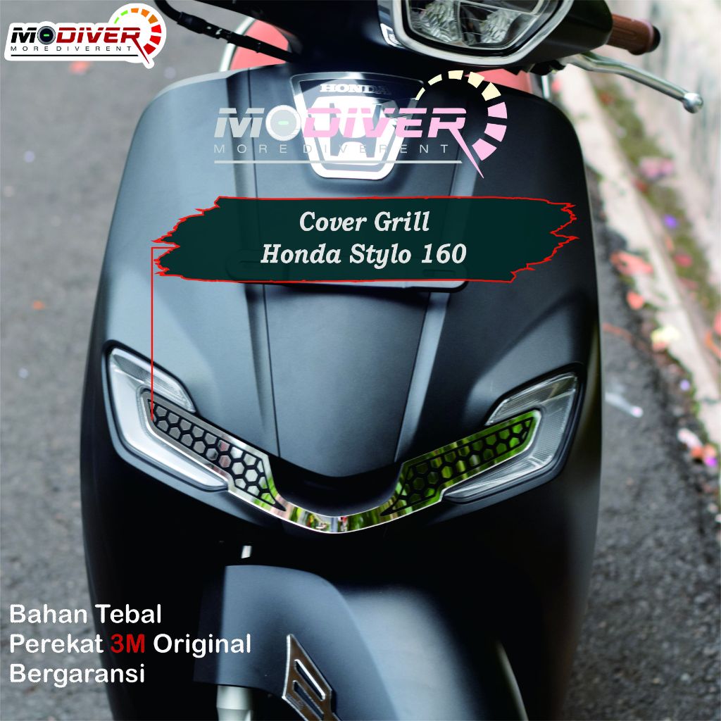 Jual HONDA STYLO 160 - Aksesoris Garnish Cover Grill Motor | Shopee ...