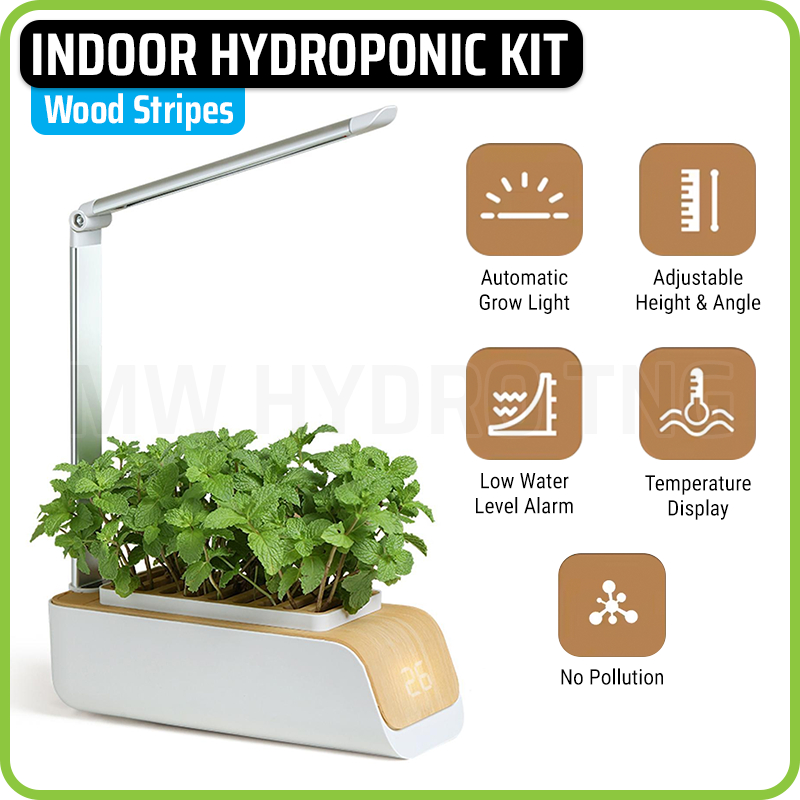 Jual Indoor Mini Hydroponic Kit Automatic Timer Grow Light, Wood ...