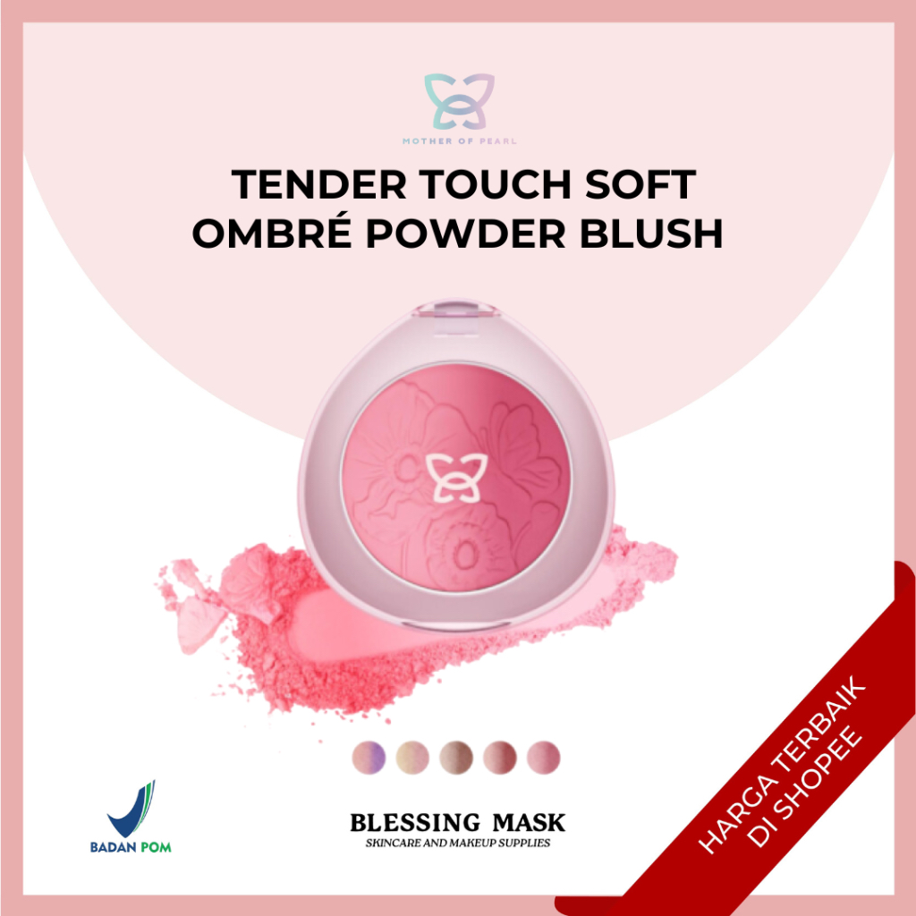 Jual Mother OF Pearl - Tender Touch Soft Ombré Powder Blush [Made by ...