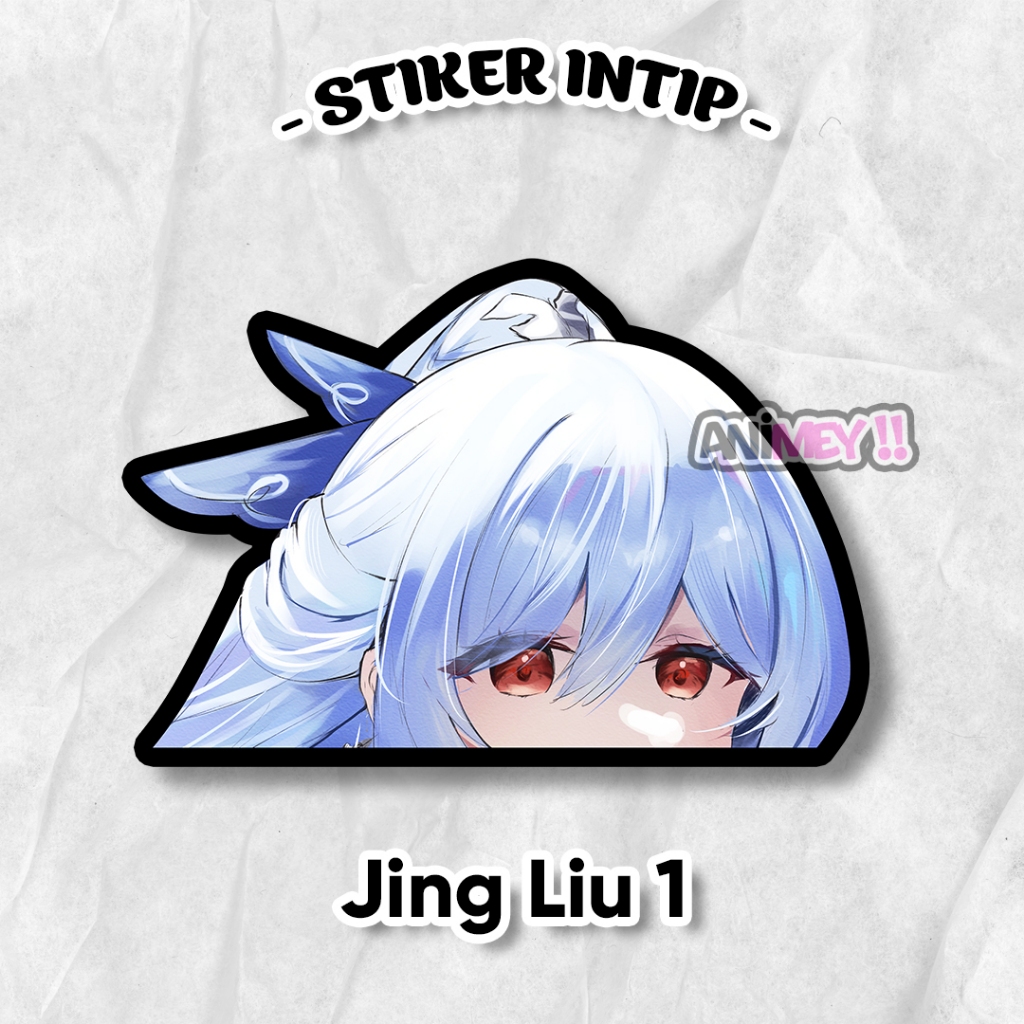 Jual Stiker Intip Jing Liu Honkai Star Rail / Sticker Anime Waterproof ...