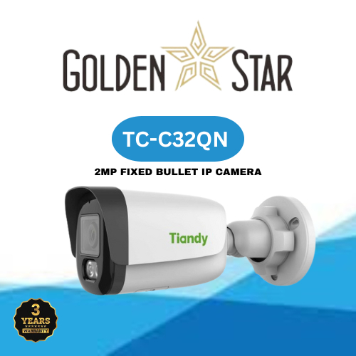 Jual Tiandy TC-C32QN 2MP Fixed Bullet Ip Camera | Shopee Indonesia