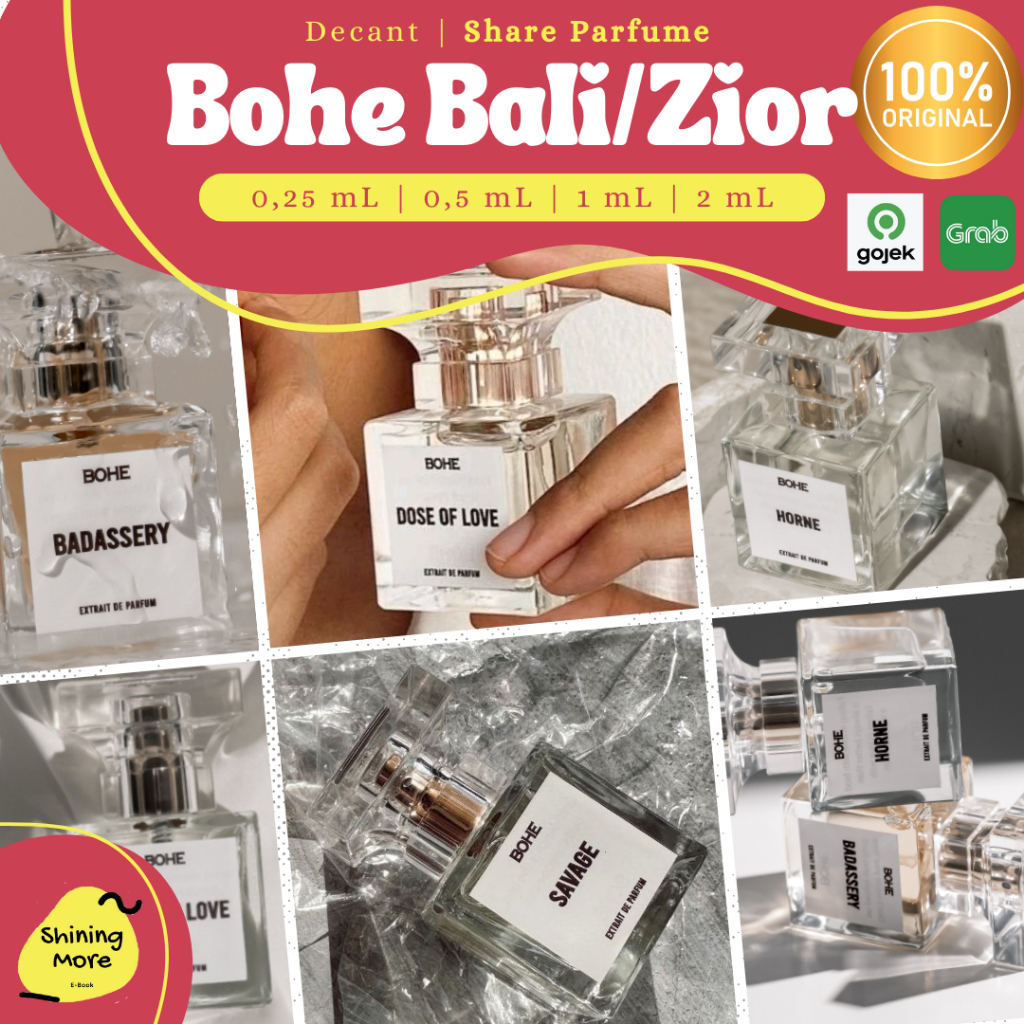 Jual [FREE GIFT] Part 1 | BOHE BALI PARFUME FRAGANCE [ share in jar ...