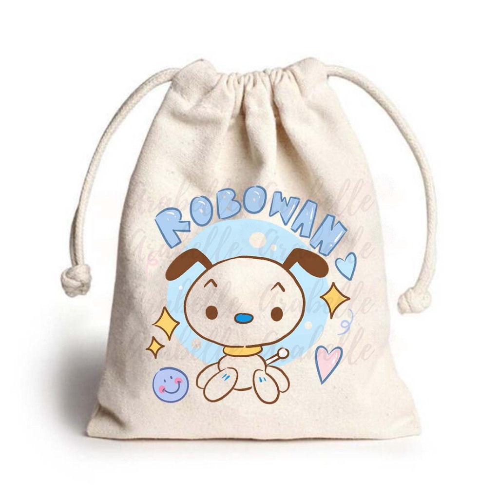 Jual Pouch Blacu Serut Bergambar Karakter Kartun Hello Kitty Sanrio ...